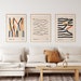 Boho Poster Set, Set of 3 Boho Prints, Set of Posters, Abstract Poster ...
