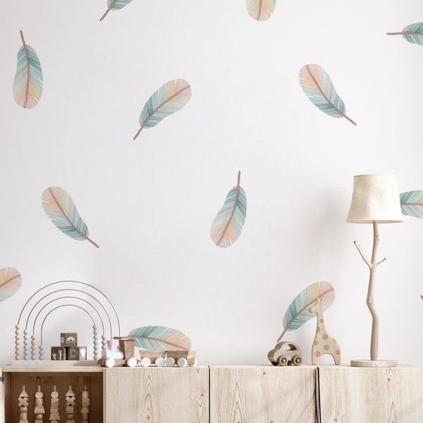 Feather Wall Decal - Etsy