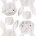Rabbits Wall Stickers, Bunny Wall Decal, Kids Room Wall Decal, Kids ...