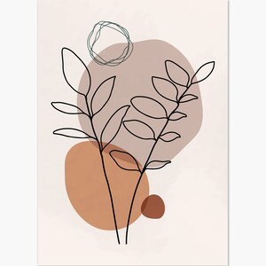 Boho Poster Set, Set of 3 Boho Prints, Set of Posters, Flower Print ...