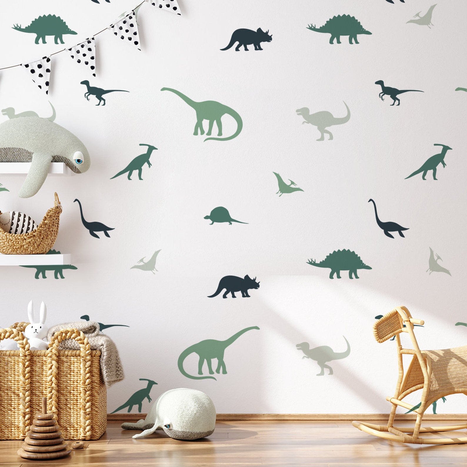 Dinosaurs Wall Stickers Dinosaurs Wall Decal Kids Room Wall - Etsy