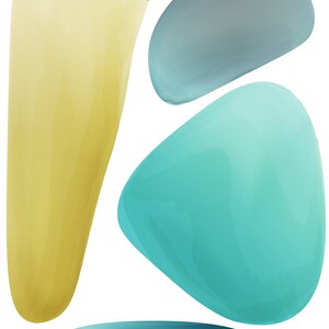 Large Set Wall Decals, Shapes Wall Sticker, Large Shapes Wall Decal ...