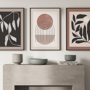 Boho Poster Set, Set of 3 Boho Prints, Set of Posters, Nature Poster ...