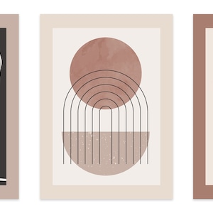 Boho Poster Set, Set of 3 Boho Prints, Set of Posters, Nature Poster ...