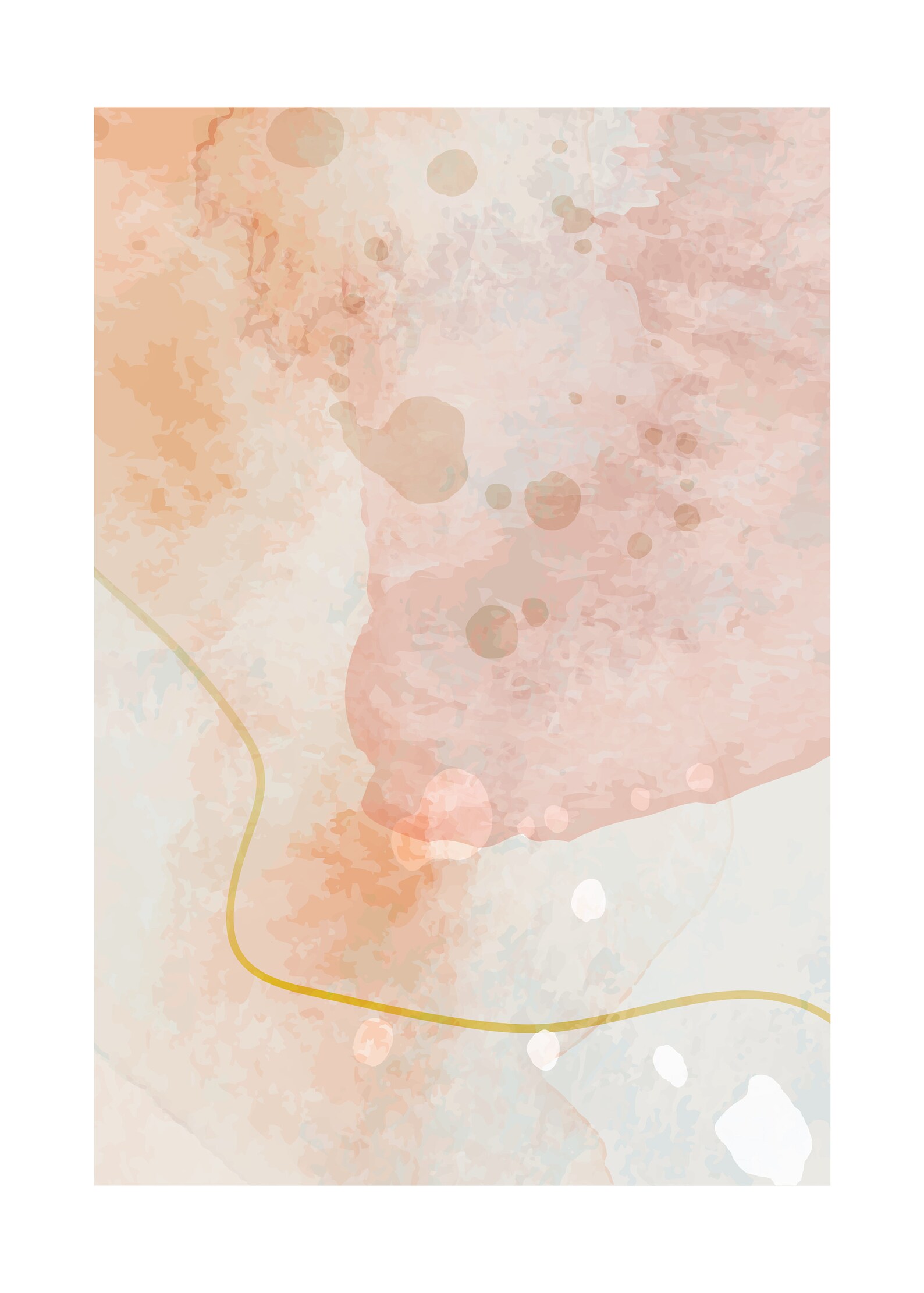 Poster Set Abstract Room Decor Set of 3 Prints Wall - Etsy