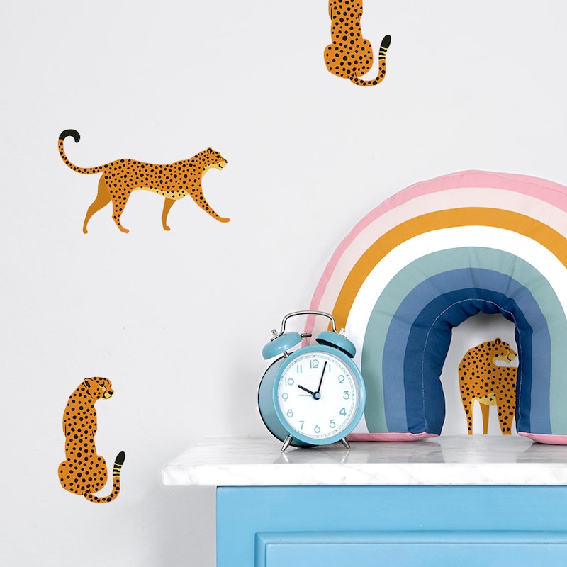 Kids Wall Decal Cheetah - Etsy