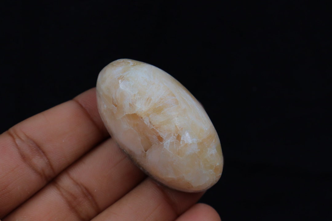 Very Very Rare Stilbite Cabochon, Wire Wrapping, Gemstone, Natural ...
