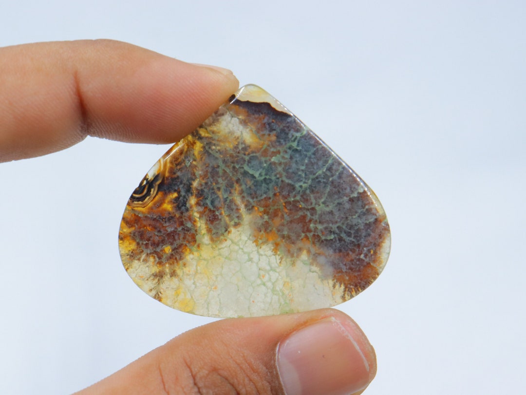 Scenic Dendrite Gemstone, Natural Design Dendrite, Polished Dendritic ...