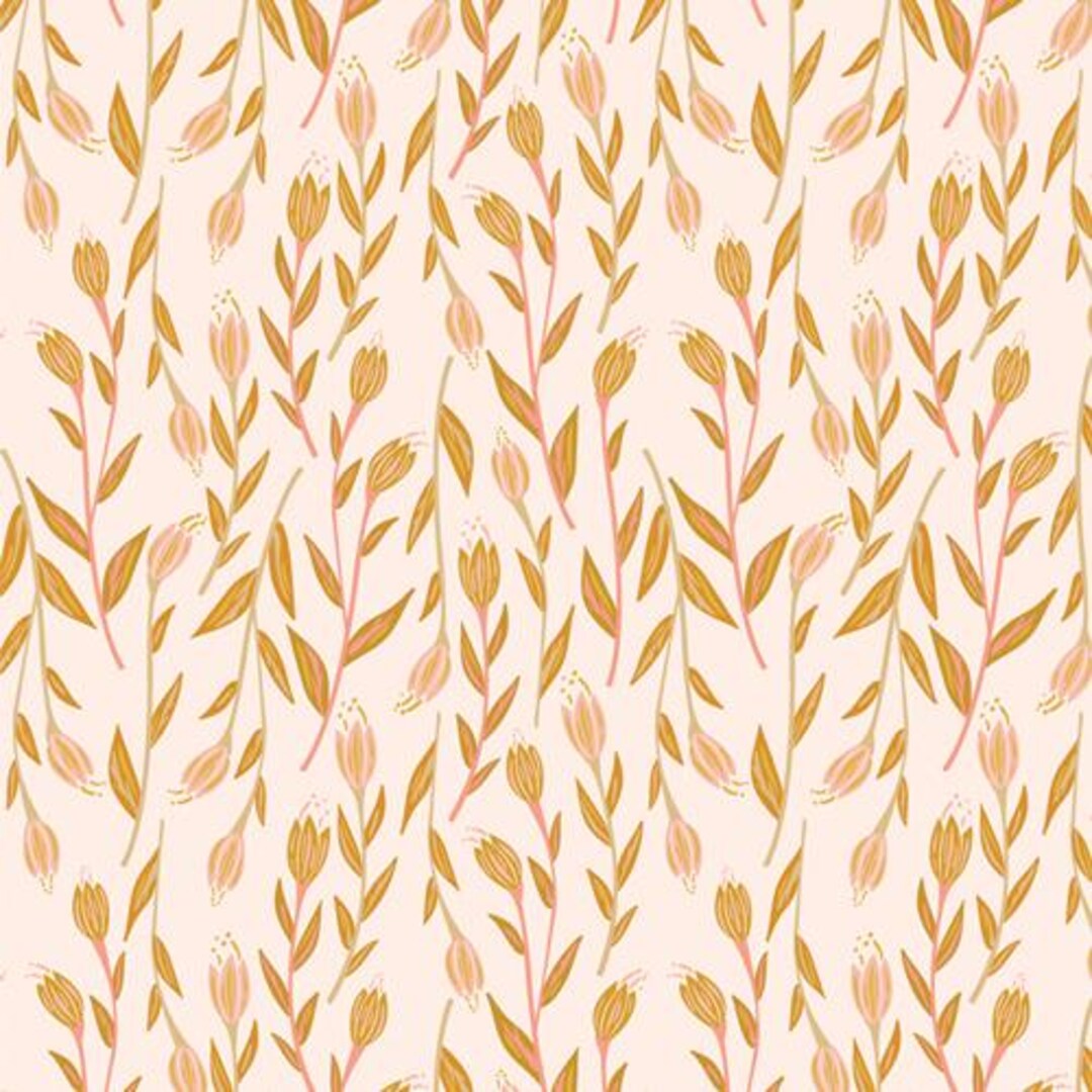 Art Gallery Fabrics - Bloomcore - Whispers Inbloom Amber Fabric-sold by ...