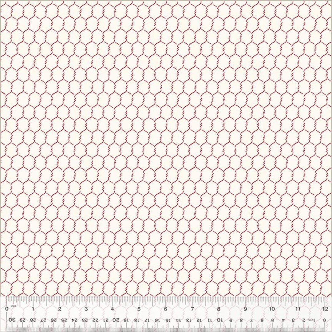 Windham - Chicken Littles - Chicken Wire Ivory Fabric-sold by the Half ...