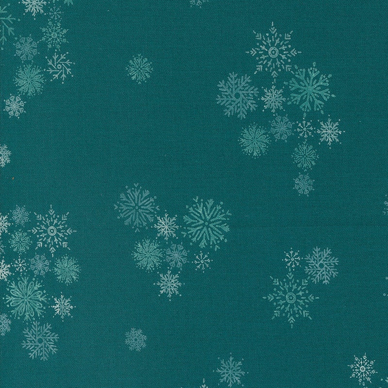 Teal Holiday Fabric - Etsy
