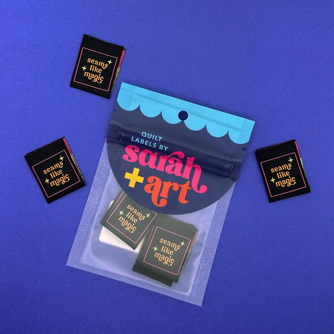 Sarah + Art - Seams Like Magic Woven Labels (6 Ct) - Etsy