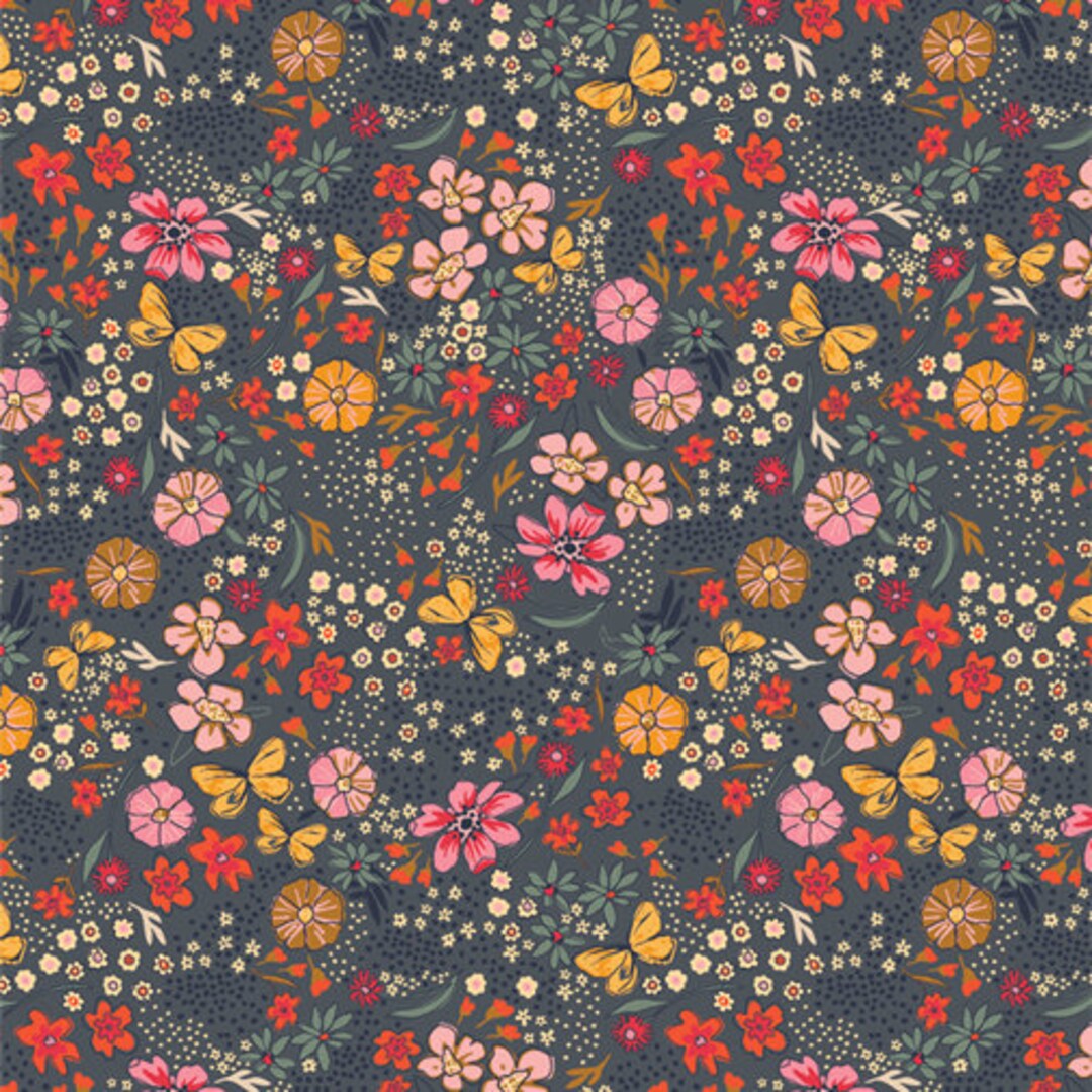 Art Gallery Fabrics the Flower Fields Floral Abundance Shade Fabric ...