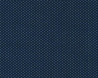 Navy Pin Dot Fabric - Etsy