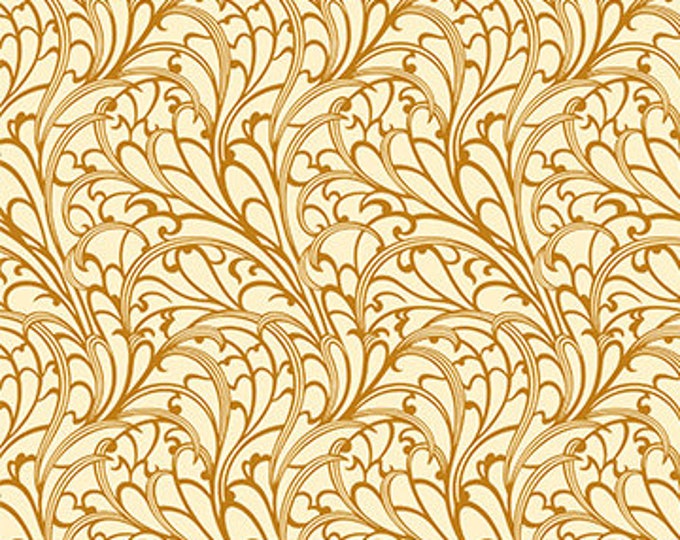 Figo - Wild Abandon - Passing Fancy Gold Fabric - Sold by the Half Yard ...