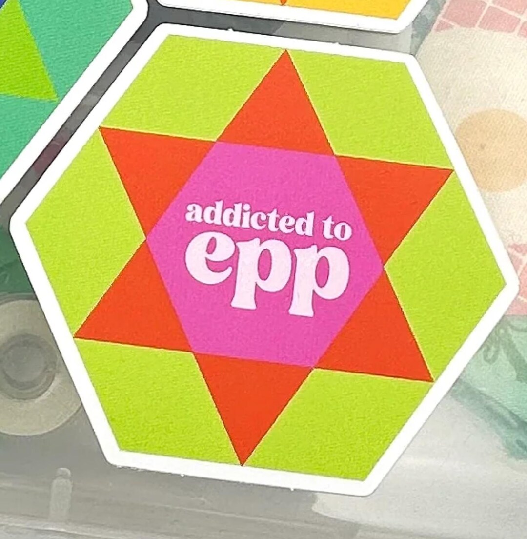 Sarah + Art - Addicted to EPP Vinyl Sticker - Etsy
