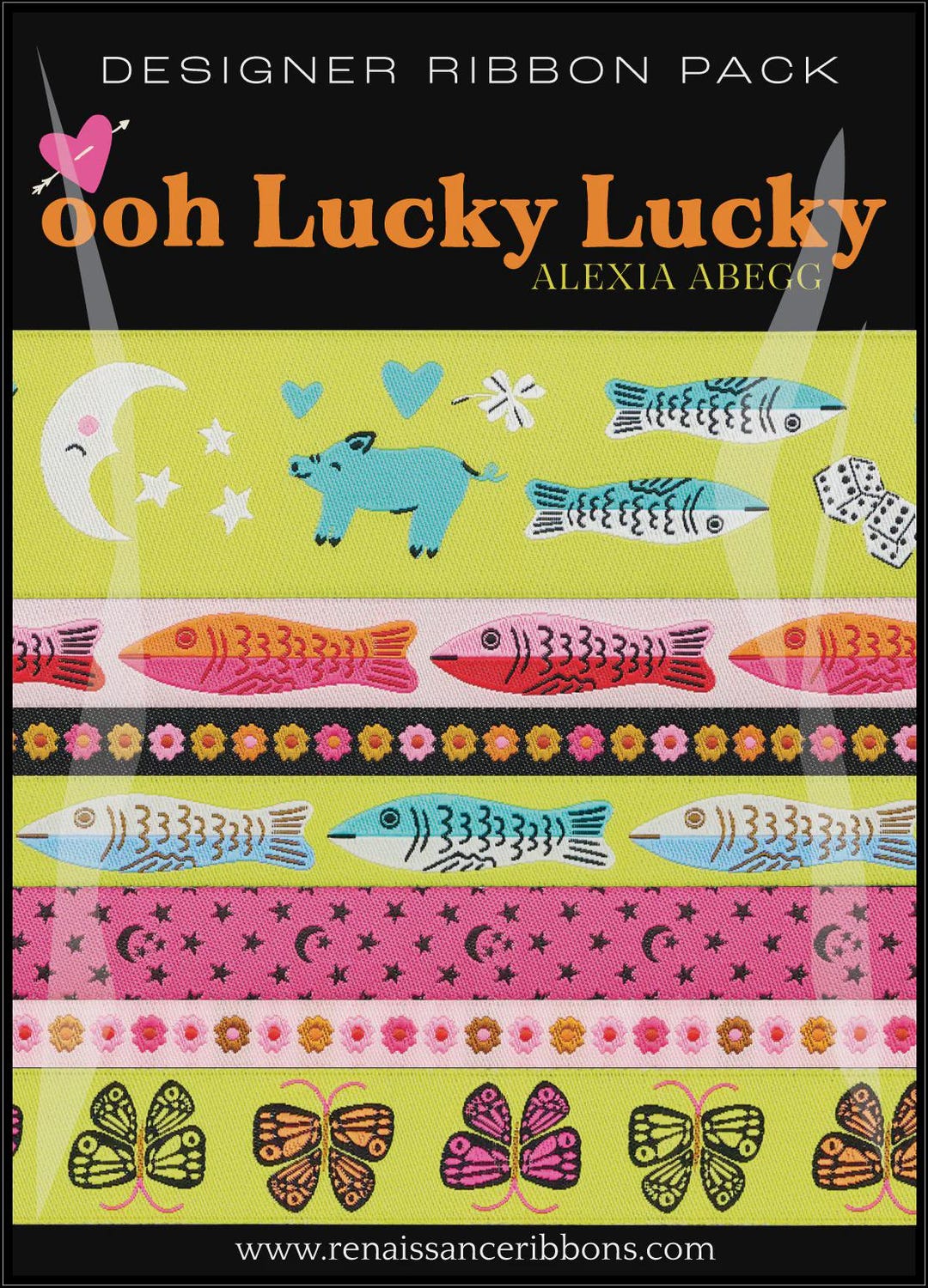 Renaissance Ribbons - Ruby Star Society Ooh Lucky Lucky Ribbon Pack - Etsy