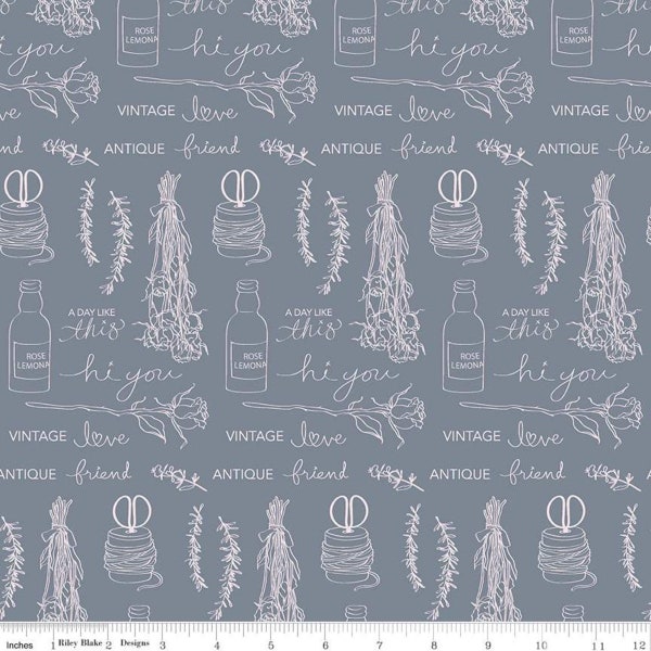 Text Fabric - Etsy