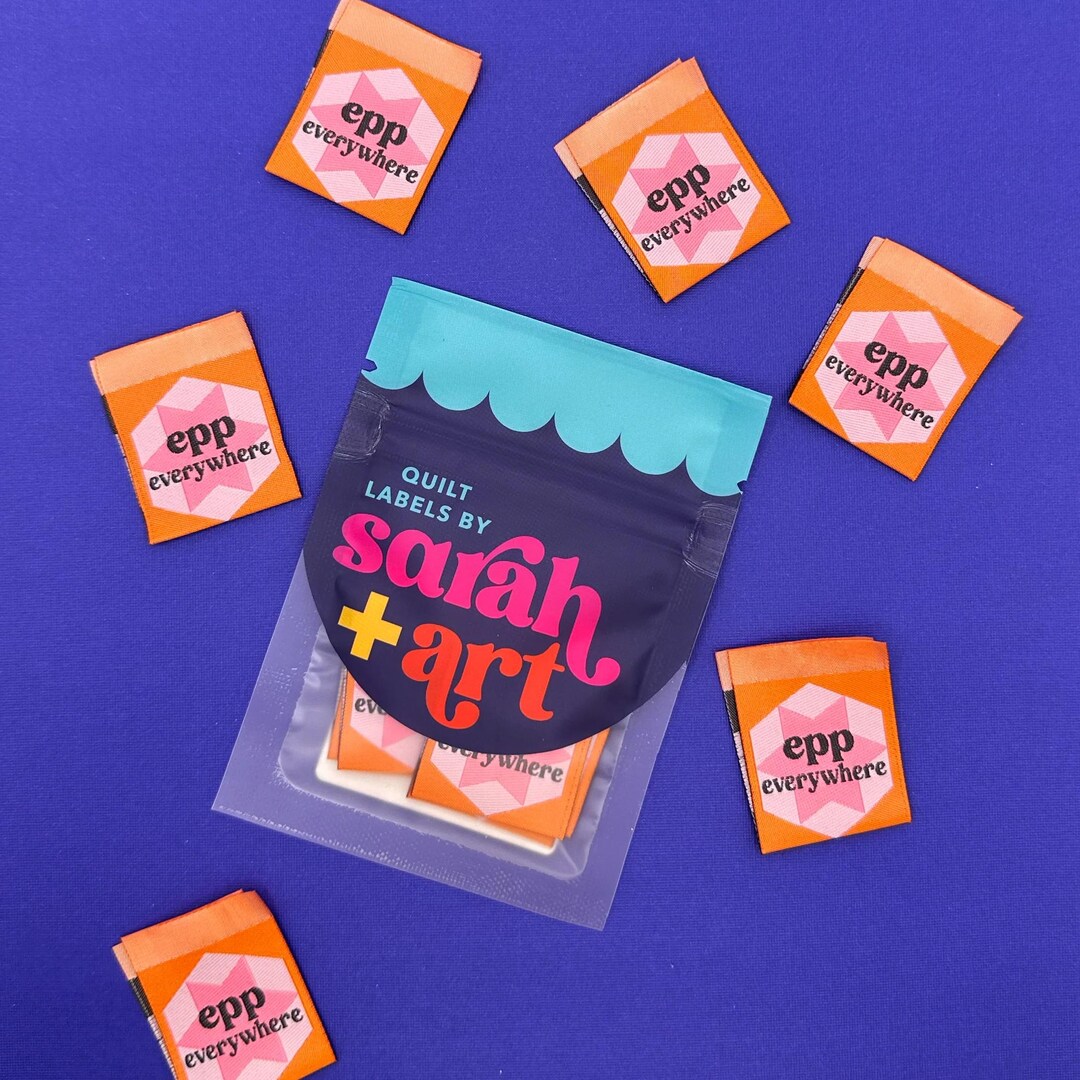 Sarah Art EPP Everywhere Woven Labels 6 Ct - Etsy