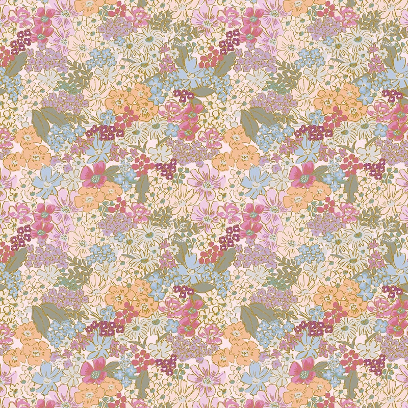 Rifle English Rose Fabric - Etsy