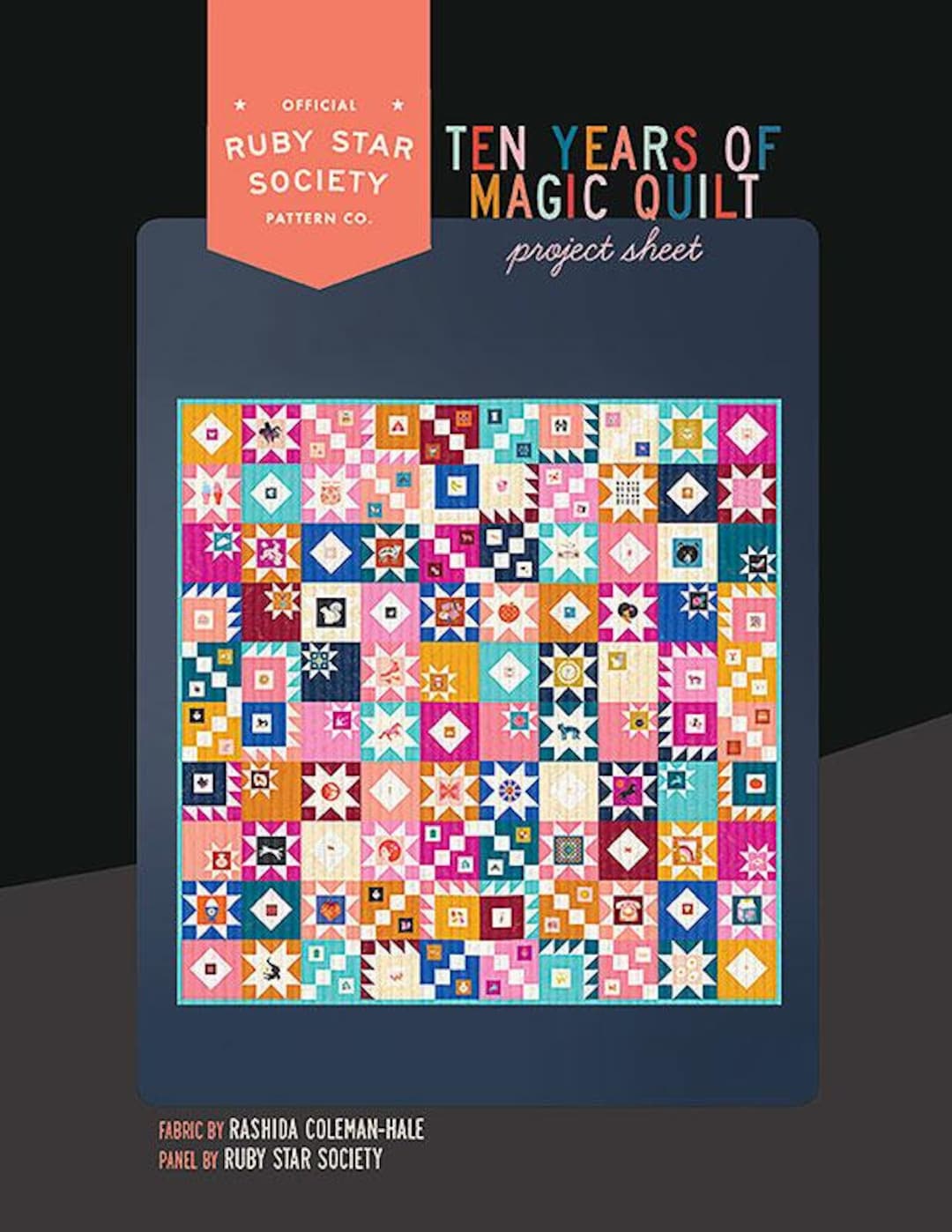 Ruby Star Society - 10 Years of Magic Quilt - Paper Pattern - Etsy