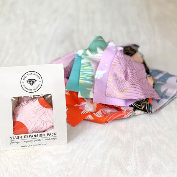 Fabric Scrap Bag - Etsy