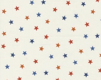 Sparse Stars Cream/multi Sold by the Half Yard Sunrise Side by Minnick ...