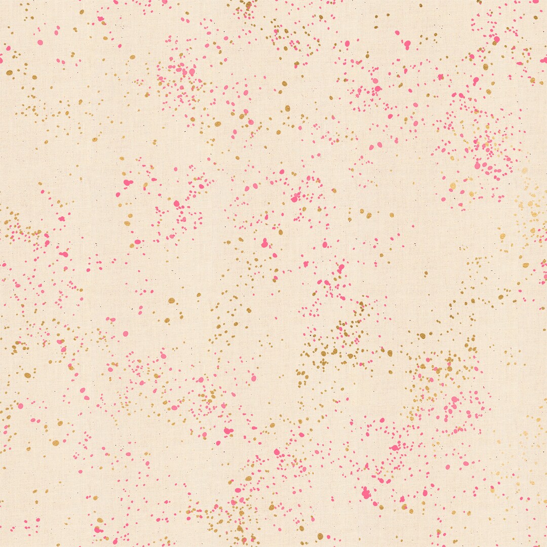Ruby Star Society - Speckled - Neon Pink Fabric-sold by the Half Yard ...