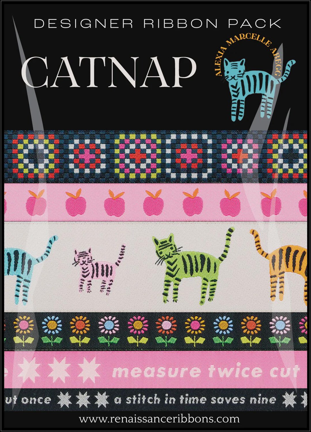 Renaissance Ribbons - Ruby Star Society Catnap Ribbon Pack - Etsy