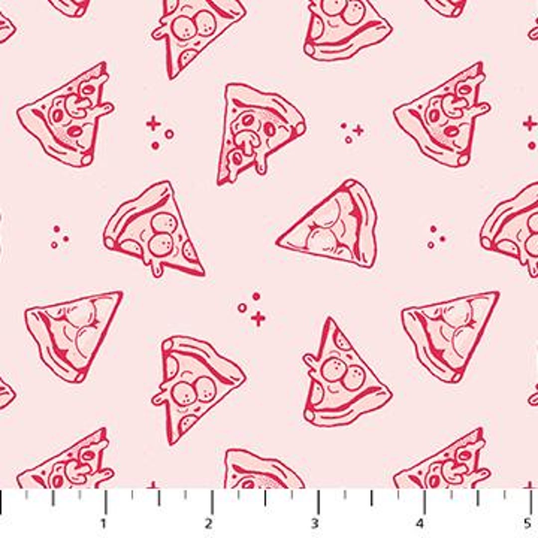 Figo - Oven Fresh - Slice Pink Fabric - Sold by the Half Yard, Cut ...