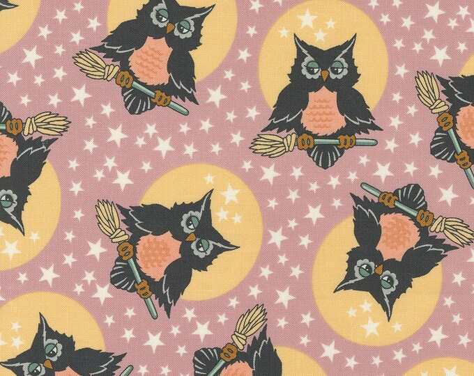 Moda - Owl O Ween - Owls Spell Fabric-sold by the Half Yard, Cut ...