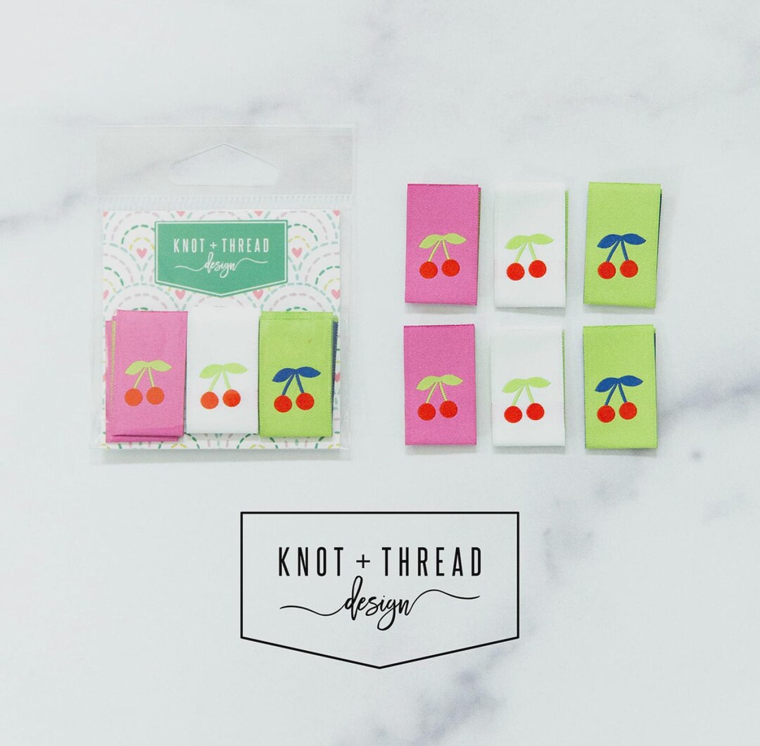 Knot & Thread - Cherry Labels (6 Ct) - Etsy