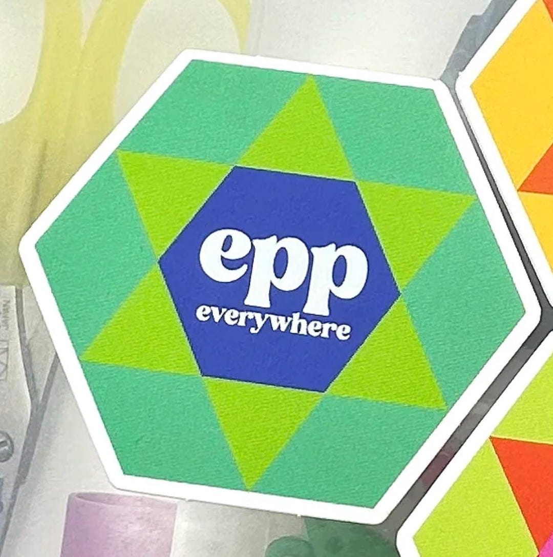 Sarah Art EPP Everywhere Vinyl Sticker - Etsy