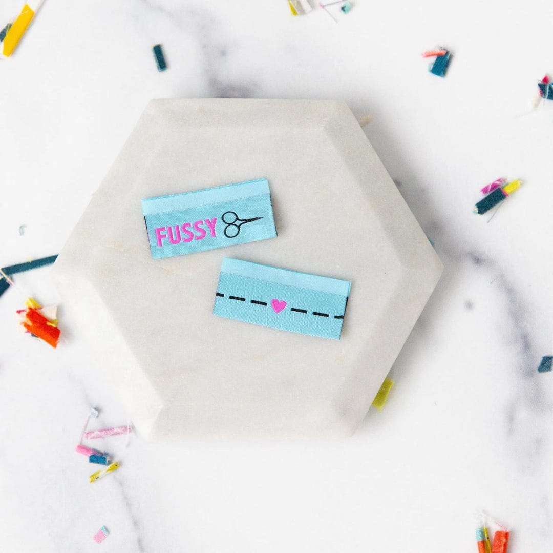 Lolly Tags - Fussy Cut Woven Labels (8 Ct) - Etsy