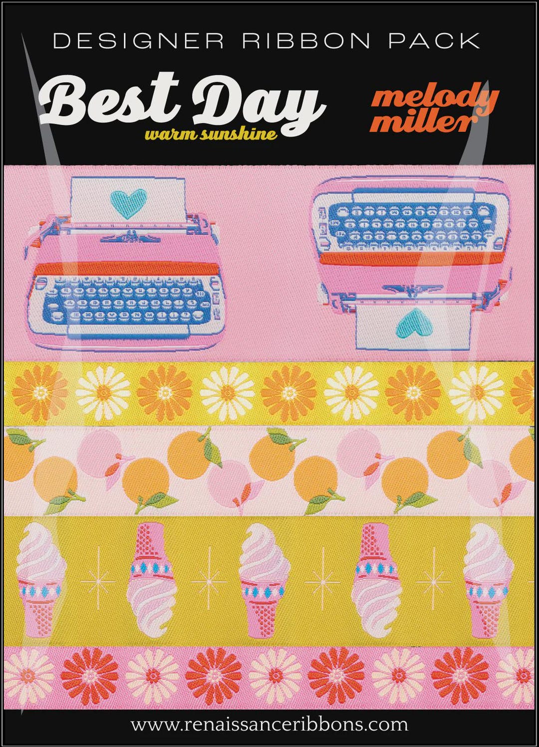Renaissance Ribbons - Ruby Star Society Best Day - Warm Sunshine Ribbon ...