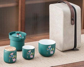Chinese Bird Tea Set - Etsy