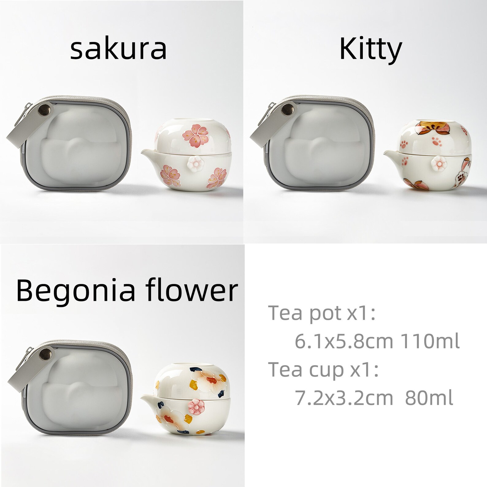 Portable Travel Tea Set Chinese Traditional Kung Fu Tea Set - Etsy