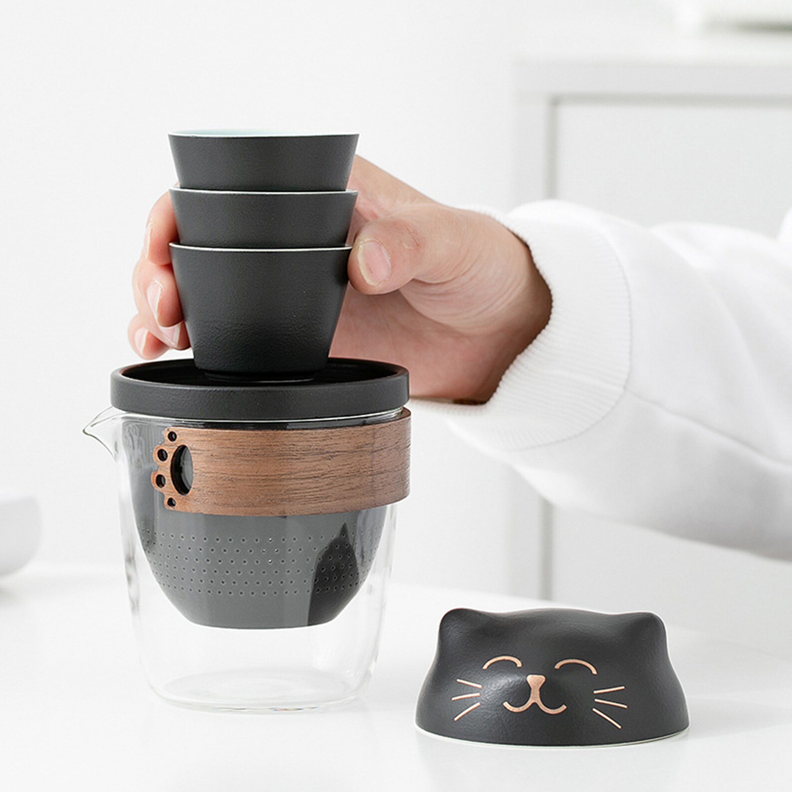 Portable Tea Set With Pack Bag Traditional Chinese Tea Cup | Etsy