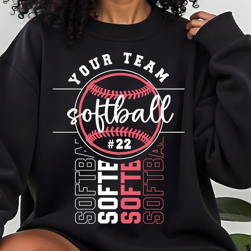 Softball Svg - Etsy