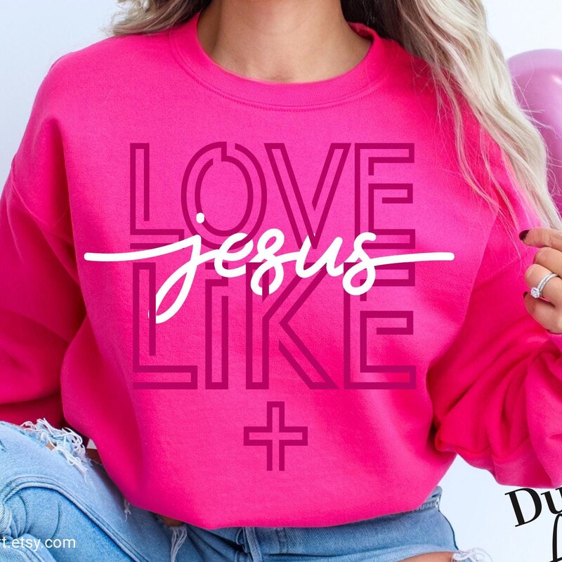 Love Like Jesus Png - Etsy