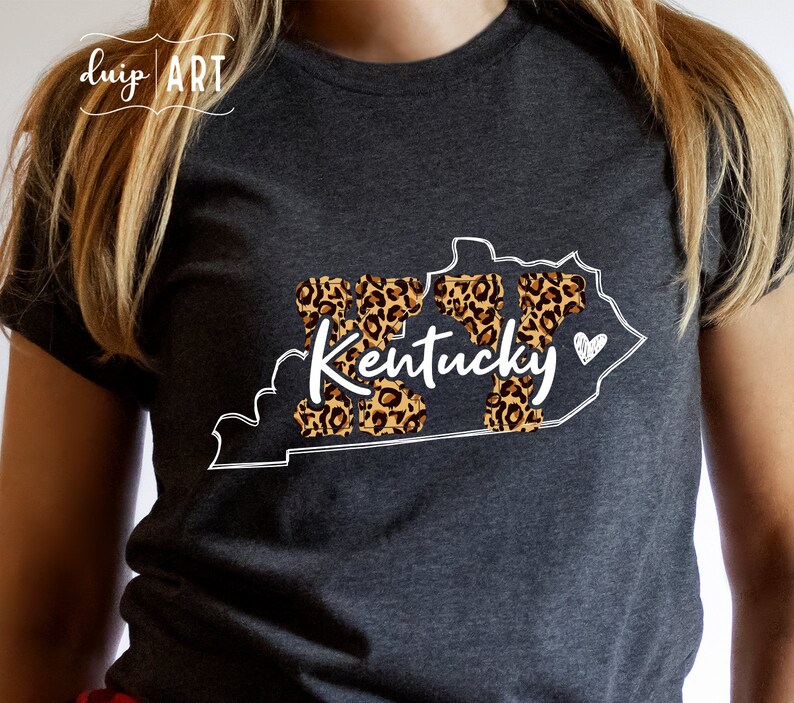 Kentucky Leopard Svg KY Leopard Svg Kentucky Svg Leopard - Etsy