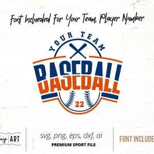 Baseball Svg Png, Baseball Team Template, Team Shirts Svg, Baseball ...