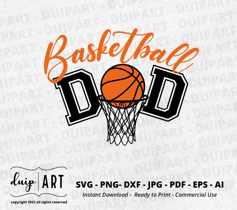 Basketball Dad SVG, Cricut & Silhouette Cut Files - Etsy