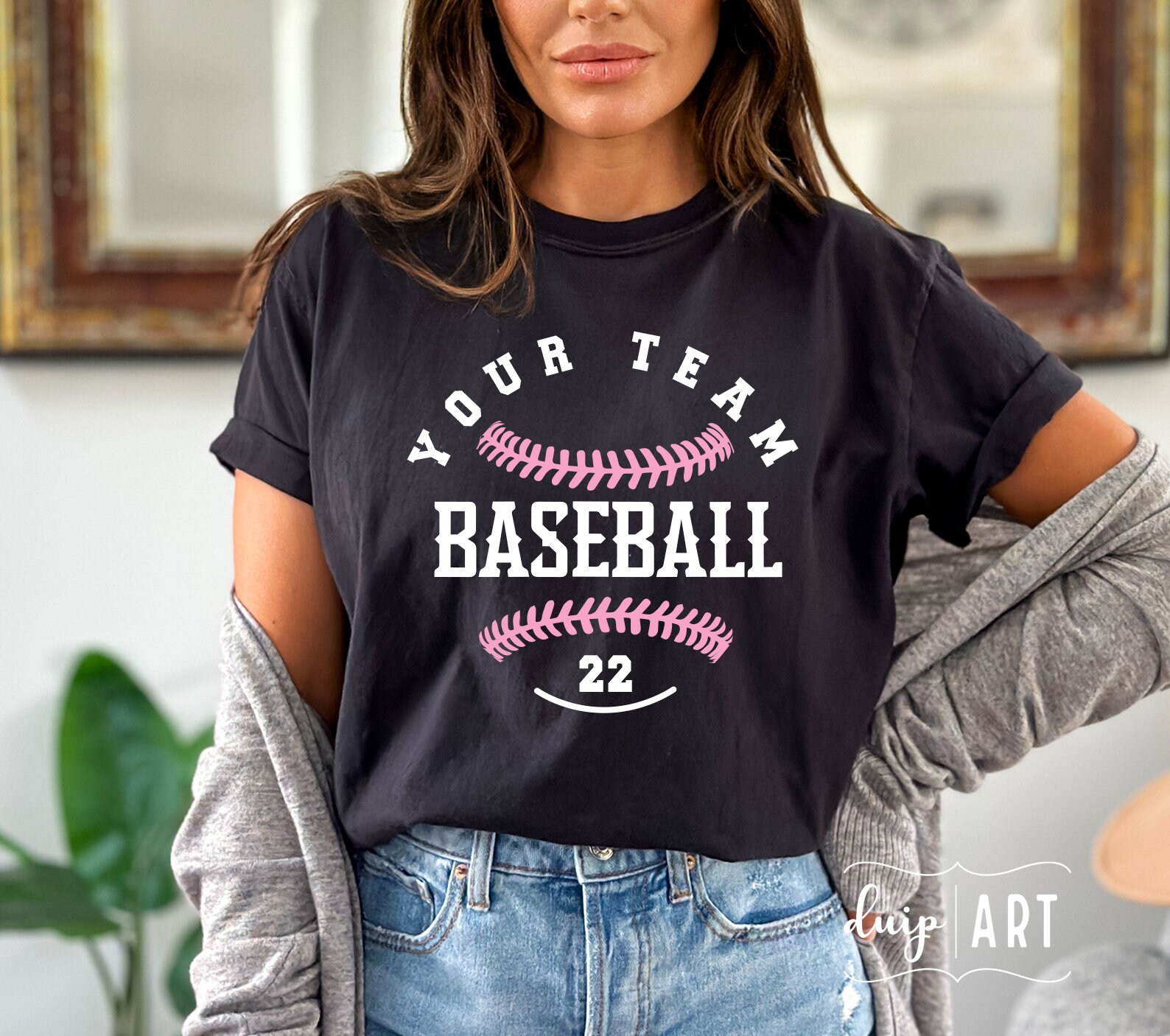 Team Baseball SVG, Mascot Design, Customizable Template (digital ...