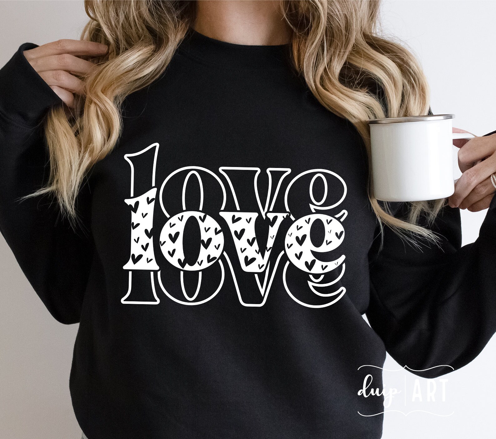Love SVG Love Hearts Svgstacked Love Svg Hello Love Svg - Etsy