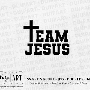 Team Jesus Svg,christian Shirt Svg,bible Quote Svg,religious Svg,cricut ...