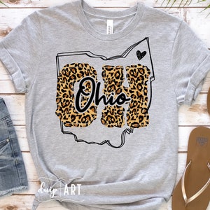 Ohio Leopard Svg, OH Leopard Svg, Ohio Svg, Leopard Svg, Ohio Map Svg ...