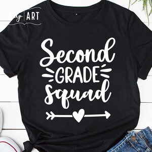 Second Grade Squad SVG, 2nd Grade Squad Svg,back to School Svg,cricut ...