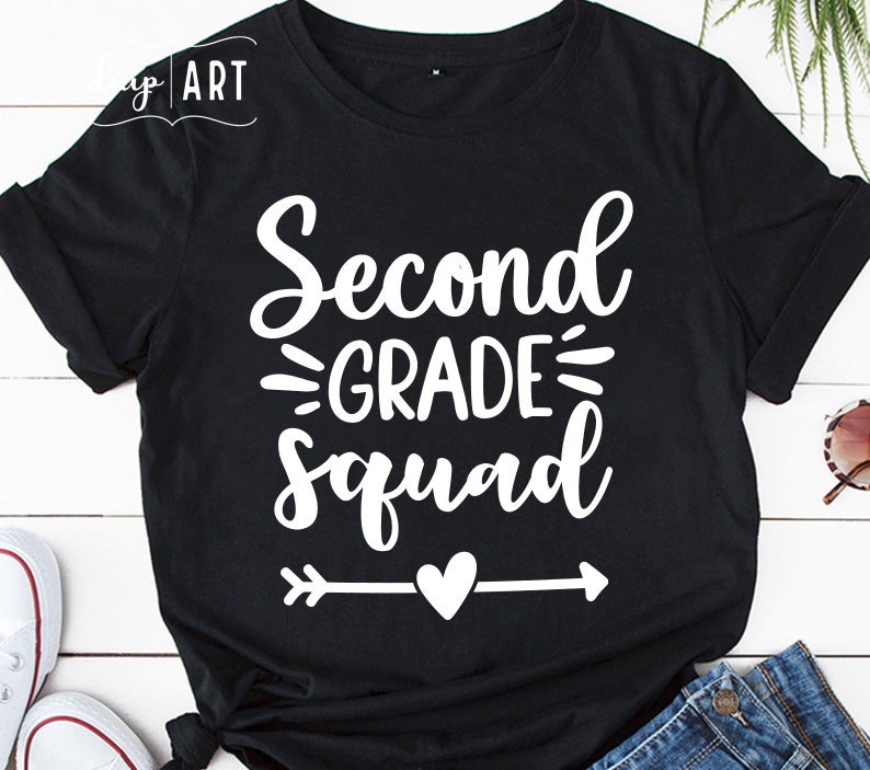Second Grade Squad SVG 2nd Grade Squad Svgback to School - Etsy