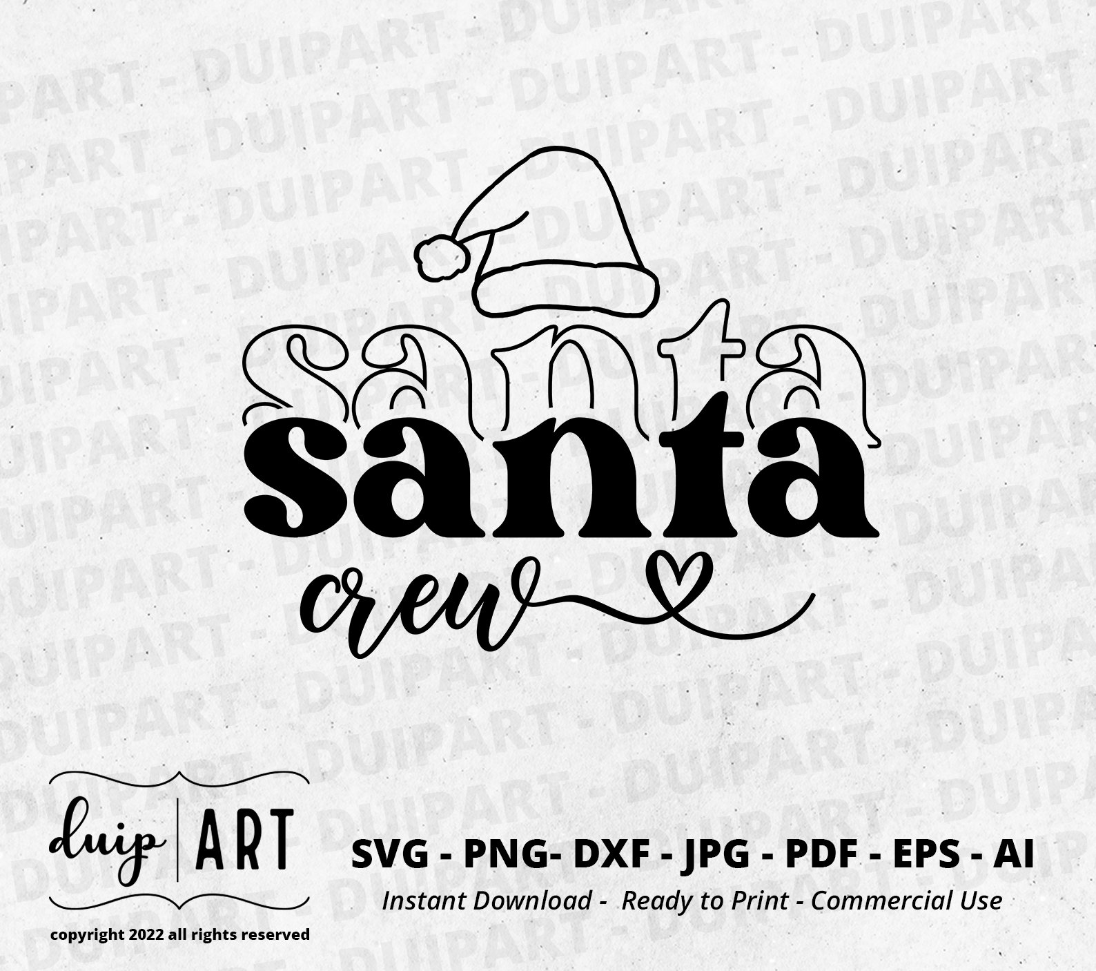 Santa Crew SVG Santa Squad Svg Funny Christmas Svg - Etsy